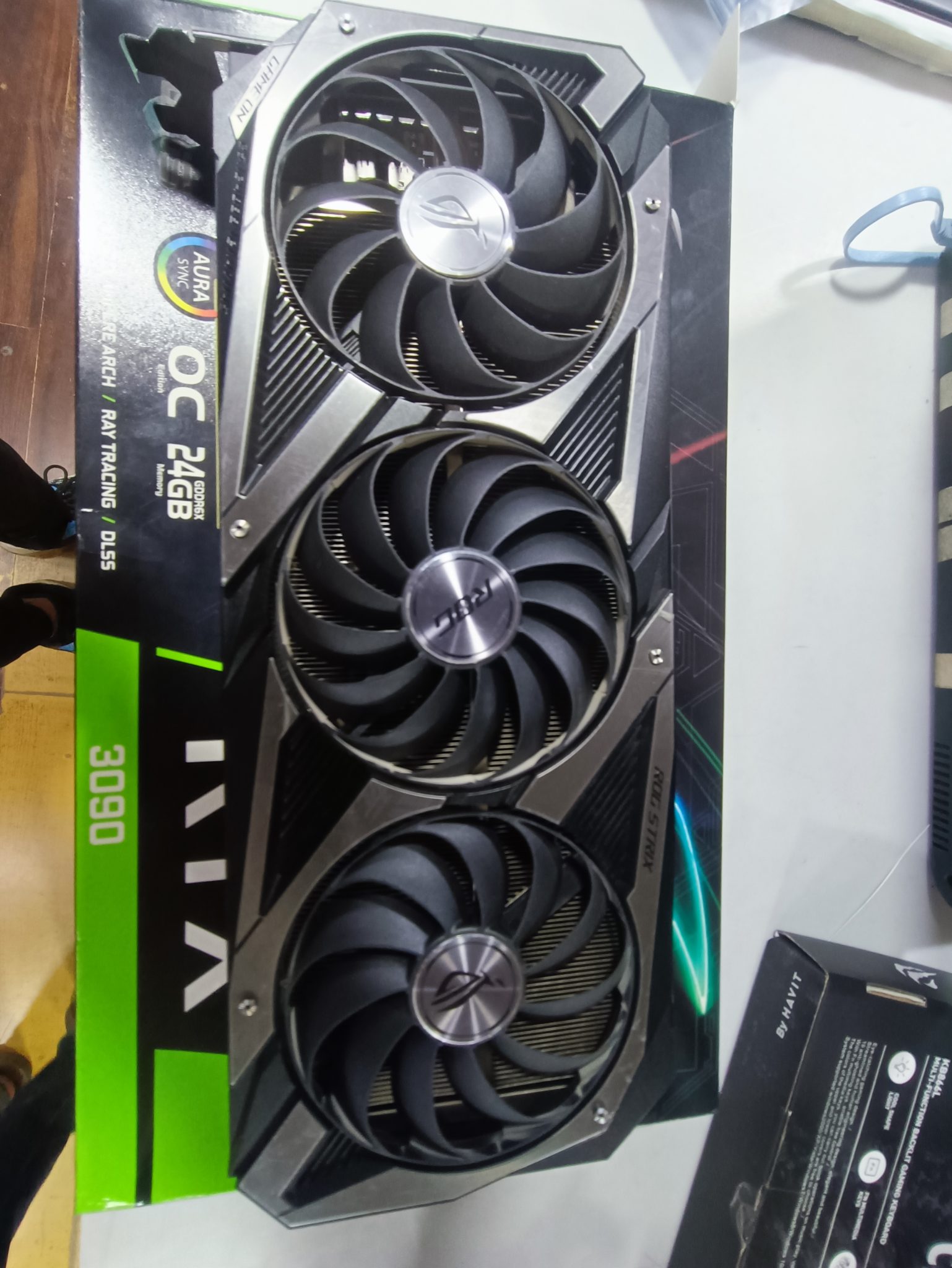 ASUS ROG Strix GeForce RTX 3090 OC 24GB GDDR6X PCI Express 4.0 SLI ...