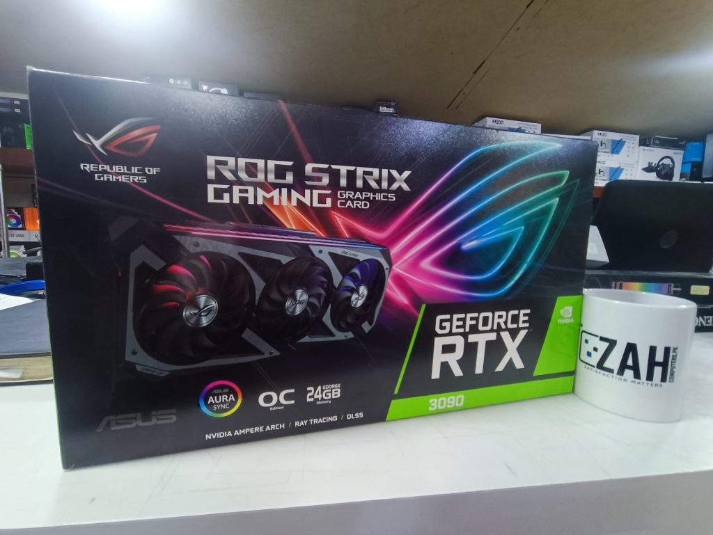 ASUS ROG Strix GeForce RTX 3090 OC 24GB GDDR6X PCI Express 4.0 SLI ...